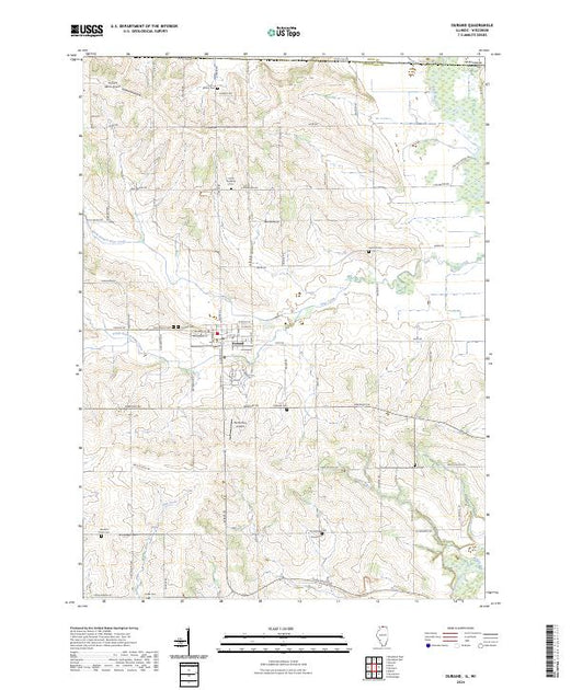 US Topo 7.5-minute map for Durand ILWI – American Map Store