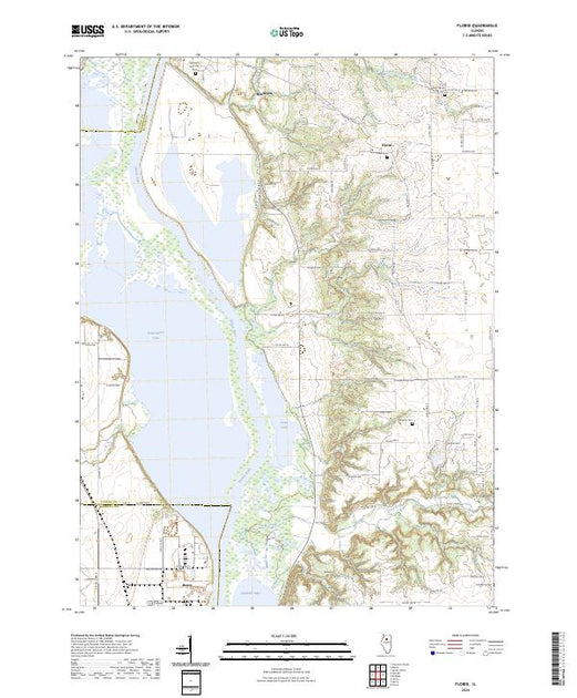 US Topo 7.5-minute map for Florid IL – American Map Store