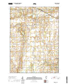 USGS US Topo 7.5-minute map for Hebron ILWI 2021 – American Map Store