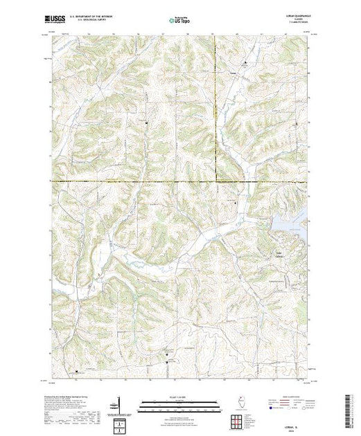 US Topo 7.5-minute map for Loran IL – American Map Store