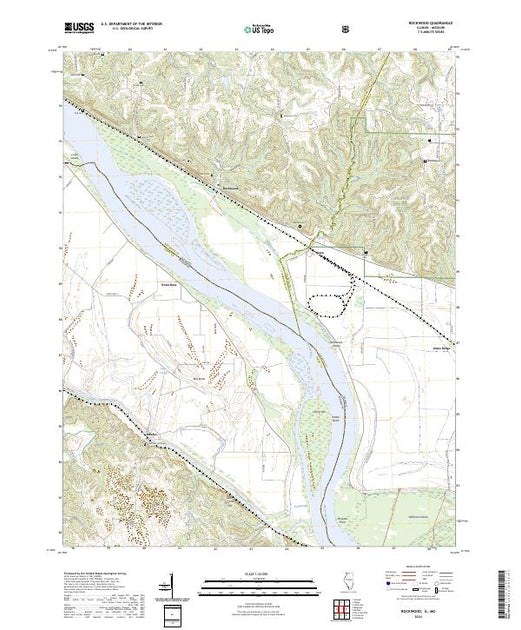 US Topo 7.5-minute map for Rockwood ILMO – American Map Store