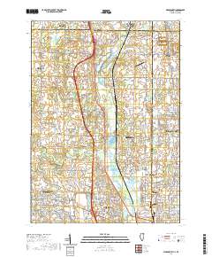 USGS US Topo 7.5-minute map for Wadsworth ILWI 2021 – American Map Store