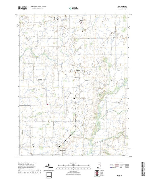 US Topo 7.5-minute map for Mays IN – American Map Store