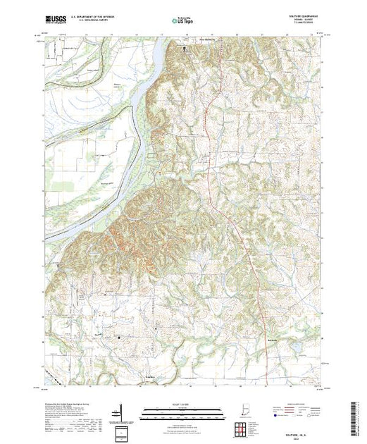US Topo 7.5-minute map for Solitude INIL – American Map Store