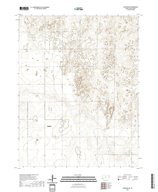 US Topo 7.5-minute map for Copeland NE KS – American Map Store