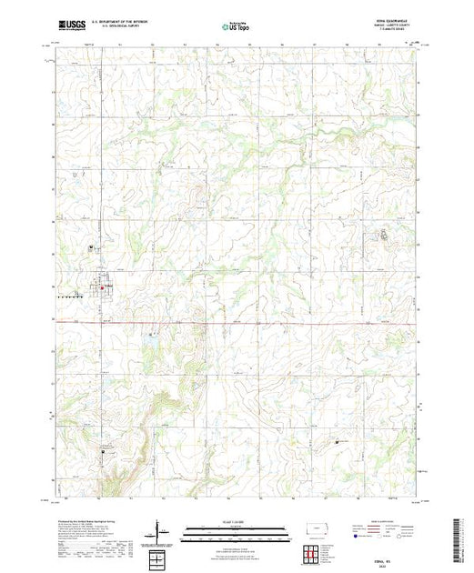 US Topo 7.5-minute map for Edna KS – American Map Store