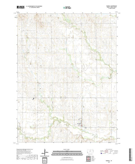 US Topo 7.5-minute map for Randall KS – American Map Store