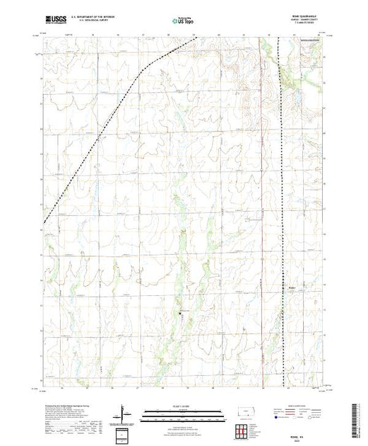 US Topo 7.5-minute map for Rome KS – American Map Store
