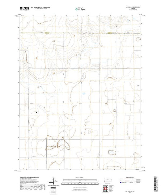 US Topo 7.5-minute map for Ulysses NW KS – American Map Store