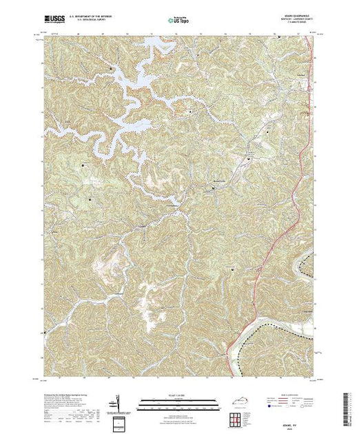 West Virginia USGS Topographic Maps – American Map Store
