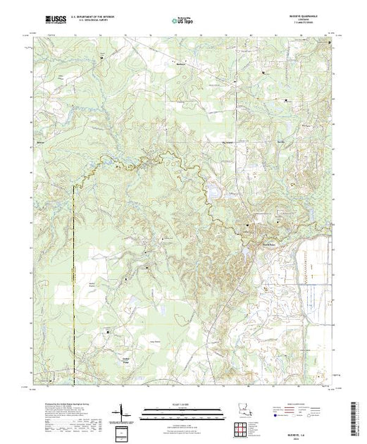 US Topo 7.5-minute map for Buckeye LA – American Map Store