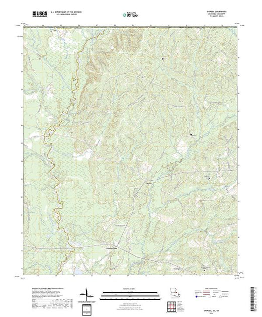 US Topo 7.5-minute map for Chipola LAMS – American Map Store