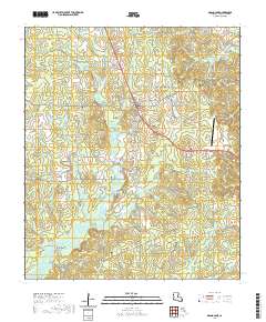 USGS US Topo 7.5-minute map for Grand Cane LA 2020 – American Map Store