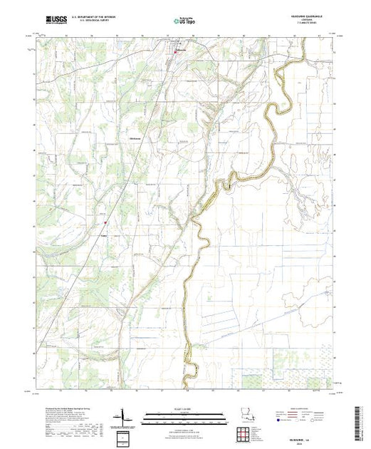 US Topo 7.5-minute map for Kilbourne LA – American Map Store