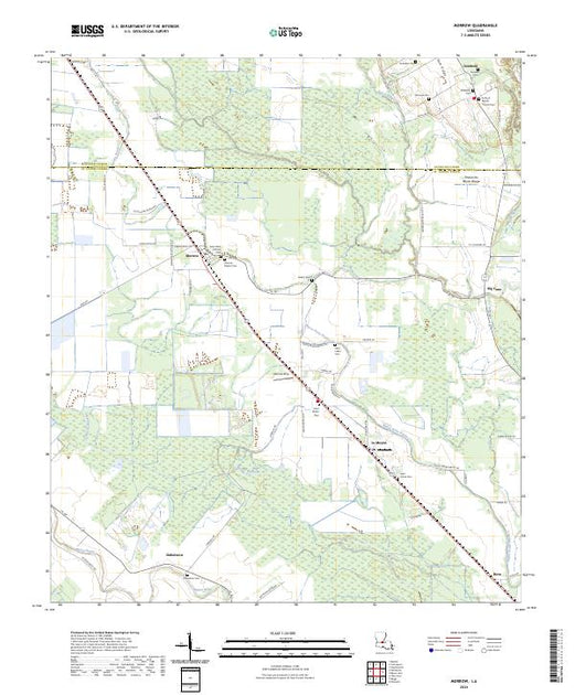 US Topo 7.5-minute map for Morrow LA – American Map Store