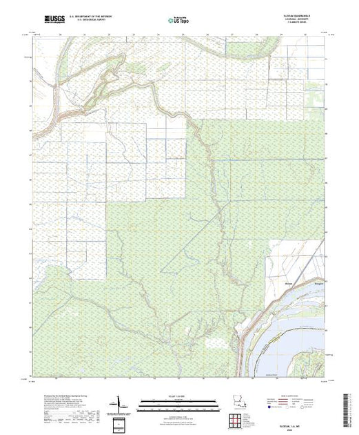 US Topo 7.5-minute map for Slocum LAMS – American Map Store