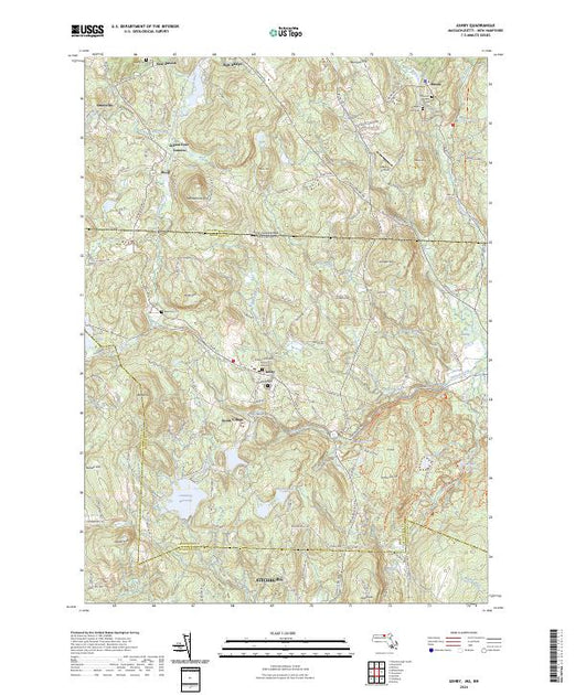 Massachusetts USGS Topographic Maps – American Map Store