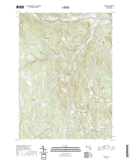Massachusetts USGS Topographic Maps – American Map Store