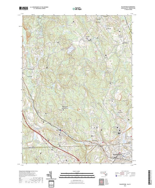 Rhode Island USGS Topographic Maps – American Map Store