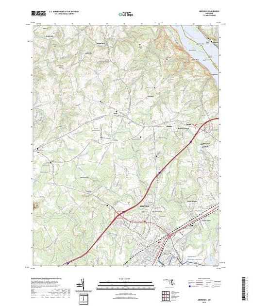 Maryland USGS Topographic Maps – American Map Store