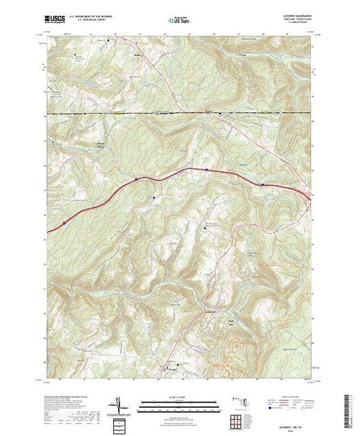Maryland USGS Topographic Maps – American Map Store