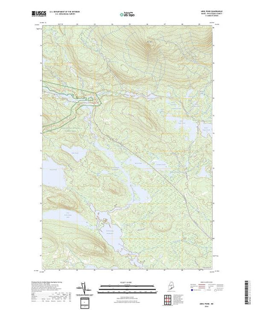 Maine USGS Topographic Maps – American Map Store