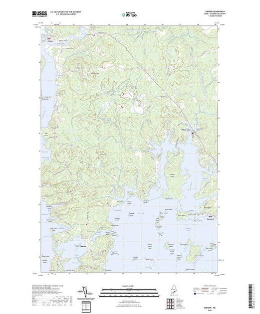 Maine USGS Topographic Maps – American Map Store