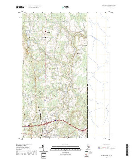 US Topo 7.5-minute map for Houlton North MENB – American Map Store
