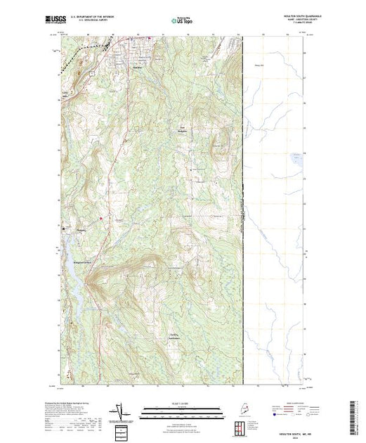 US Topo 7.5-minute map for Houlton South MENB – American Map Store