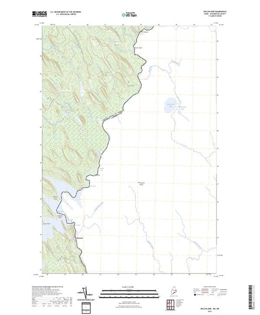 US Topo 7.5-minute map for Kelleyland MENB – American Map Store