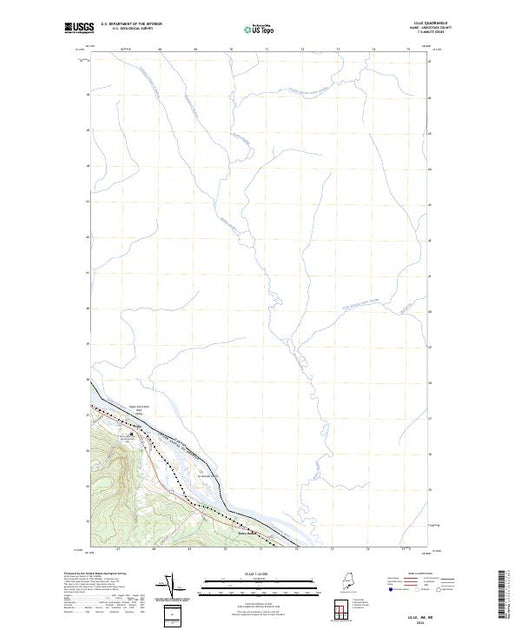 US Topo 7.5-minute map for Lille MENB – American Map Store