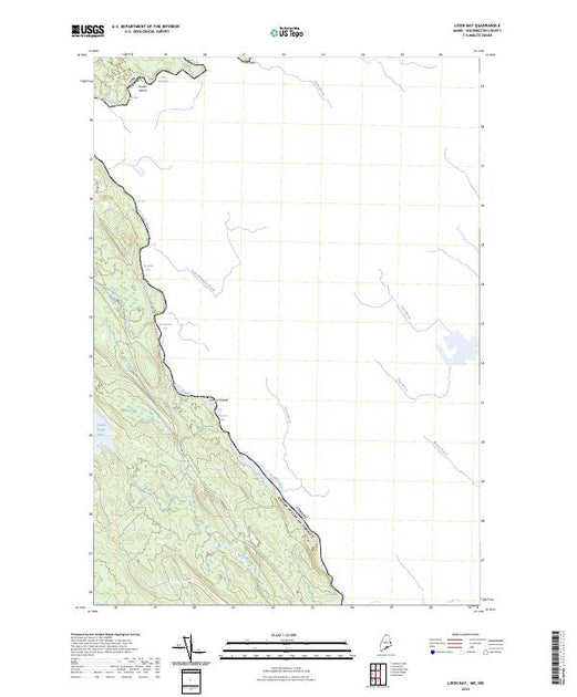 US Topo 7.5-minute map for Loon Bay MENB – American Map Store