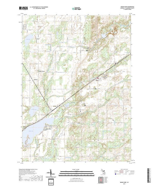Michigan USGS Topographic Maps – American Map Store
