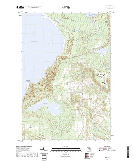 US Topo 7.5-minute map for Bliss MI – American Map Store