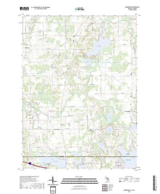 US Topo 7.5-minute map for Kinderhook MIIN – American Map Store
