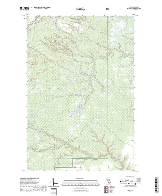 US Topo 7.5-minute map for Raco MI – American Map Store