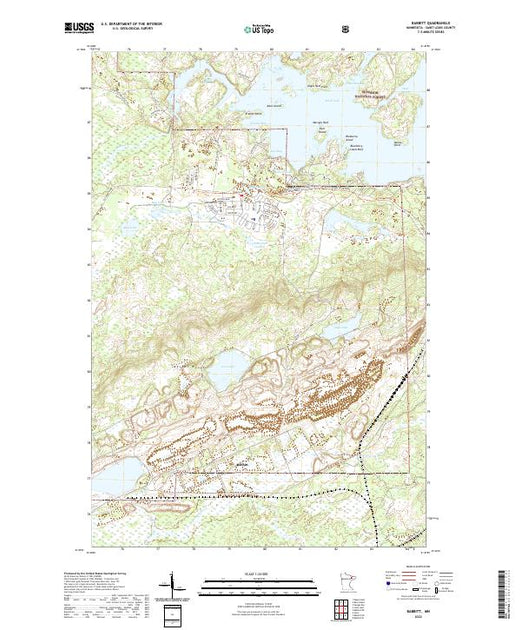 US Topo 7.5-minute map for Babbitt MN – American Map Store