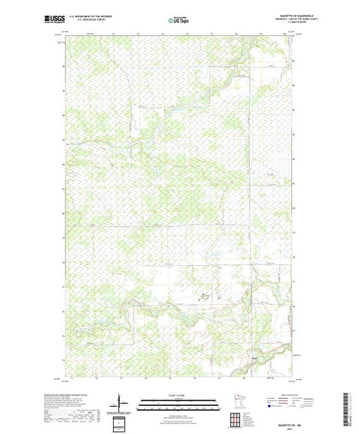 US Topo 7.5-minute map for Baudette SW MN – American Map Store