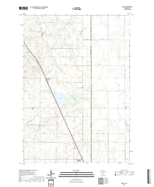US Topo 7.5-minute map for Bixby MN – American Map Store
