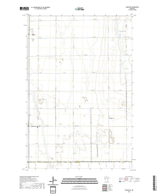 US Topo 7.5-minute map for Comstock MN – American Map Store
