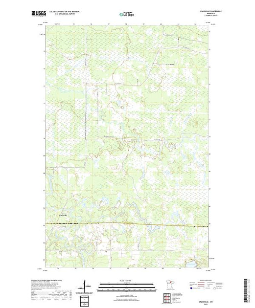 US Topo 7.5-minute map for Craigville MN – American Map Store