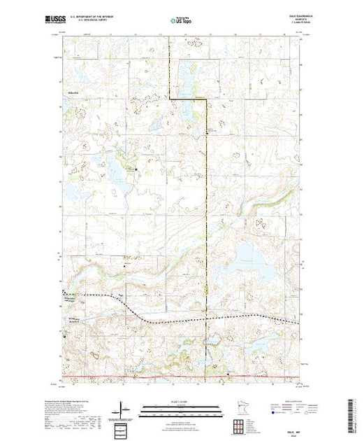 US Topo 7.5-minute map for Dale MN – American Map Store