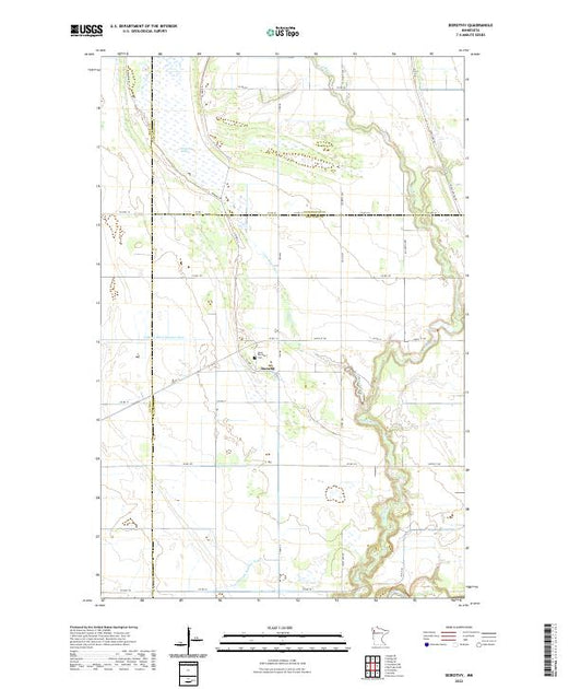 US Topo 7.5-minute map for Dorothy MN – American Map Store