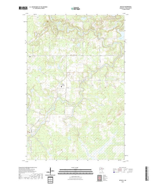 US Topo 7.5-minute map for Effie SE MN – American Map Store