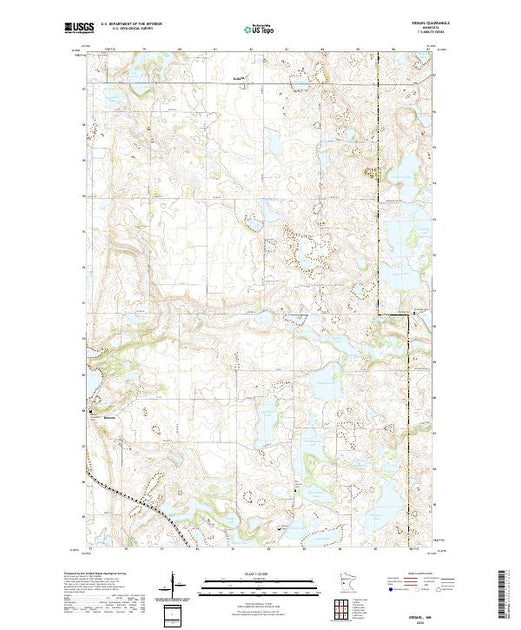 US Topo 7.5-minute map for Erdahl MN – American Map Store