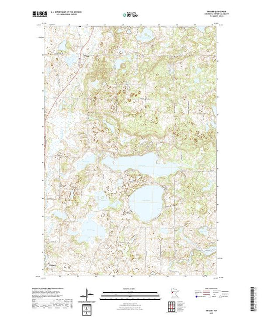 US Topo 7.5-minute map for Erhard MN – American Map Store