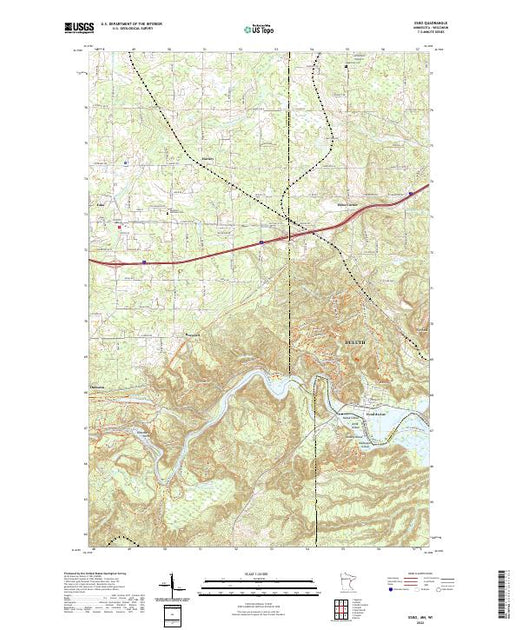 US Topo 7.5-minute map for Esko MNWI – American Map Store