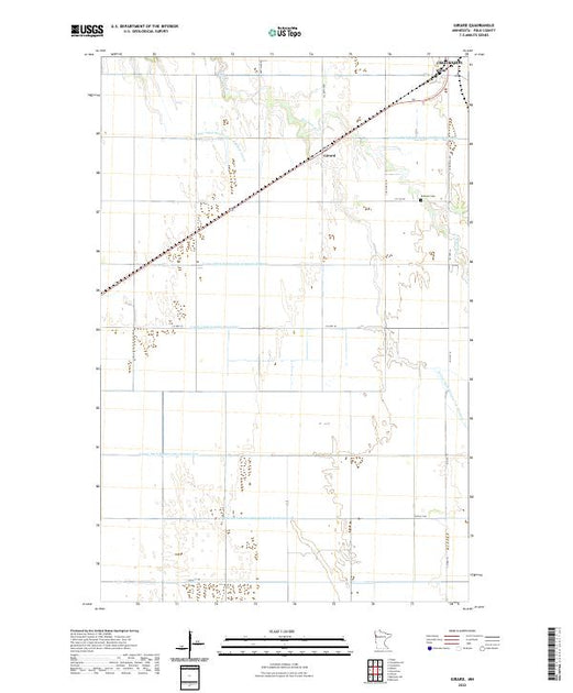 US Topo 7.5-minute map for Girard MN – American Map Store