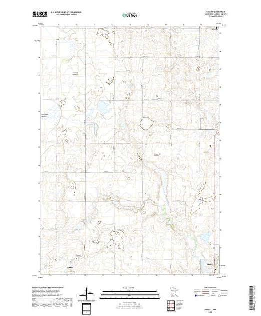 US Topo 7.5-minute map for Hadley MN – American Map Store
