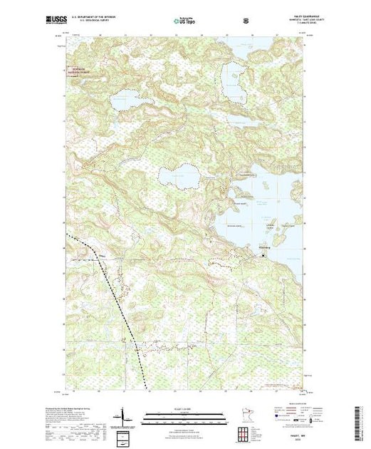 US Topo 7.5-minute map for Haley MN – American Map Store